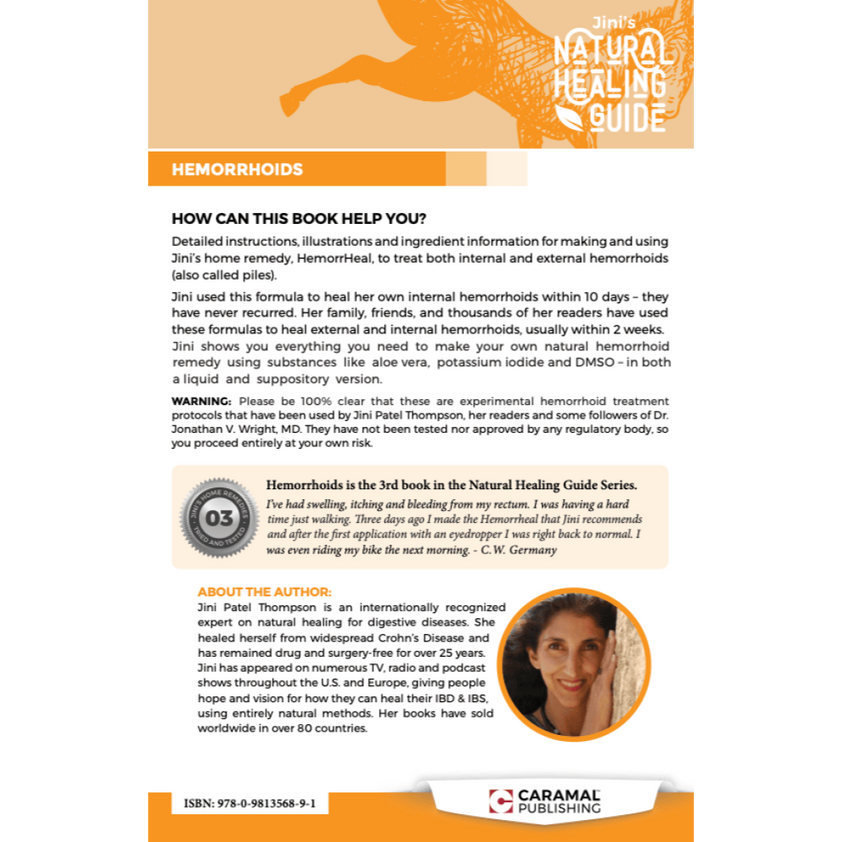 Jini's Natural Healing Guide: Hemorrhoids (eBook) - by Jini Patel Thom ...